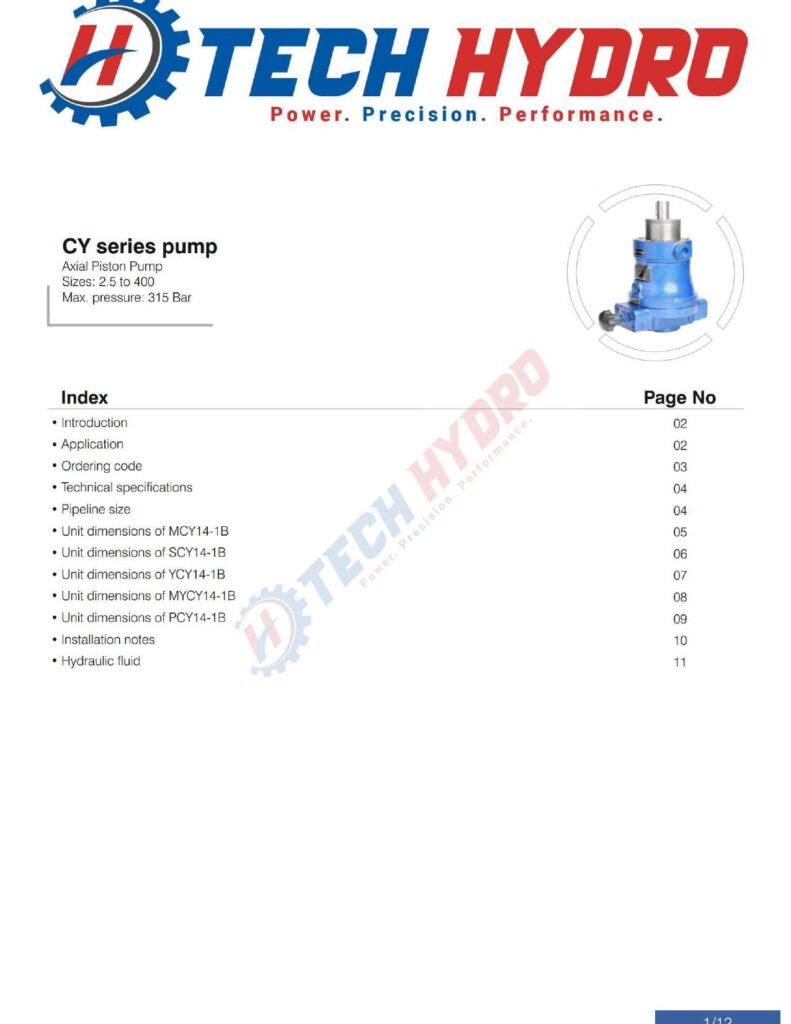 Download Literature - Tech Hydro